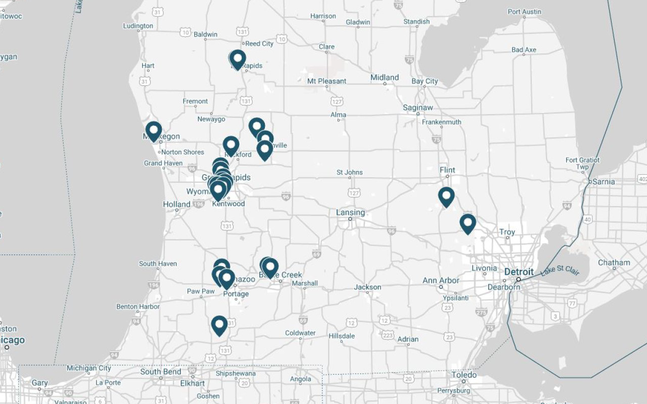 Hope Network Affordable Housing - Interactive Units Map